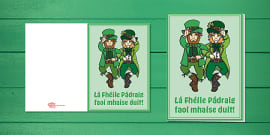 St. Patrick’s Day Printable Leprechaun Mask | Twinkl USA