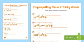 Fingerspelling Alphabet Assessment Pack (teacher made)