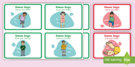 Animal Movements Gross Motor Activity Cards - Twinkl