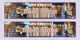 Book Shop Role Play Pack | Role-Playing Book Shop - Twinkl