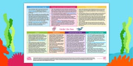 EYFS Reception Under the Sea Bumper Planning Pack - Twinkl