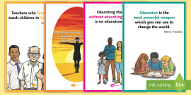 THINK Display Poster (teacher made) - Twinkl