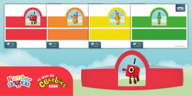 FREE Numberblocks: 1-10 Stick Puppets (teacher made)