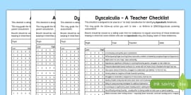 Autism Classroom Observation Checklist PDF | Twinkl - Twinkl