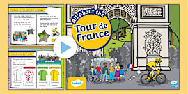 Tour de France Display Photo PowerPoint (teacher made)