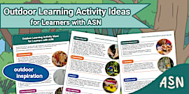Outdoor Learning Challenge Cards for Learners with ASN