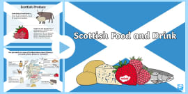 Scottish Food Map Interactive Hotspots - Teaching Resource
