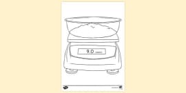 FREE! - Scales Colouring Sheet | Colouring Sheets | Twinkl Resources