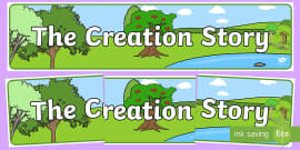 Adam and Eve Creation Story Word Cards (Teacher-Made)