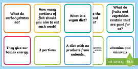 Healthy Eating Word Mat (teacher made)