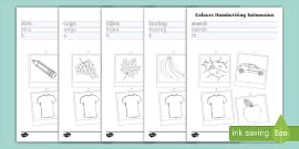 Colour Hunt Worksheet Indonesian (teacher made) - Twinkl