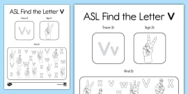 ASL Find the Letter C Activity (teacher made) - Twinkl