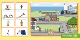 Community Helpers Posters (teacher made) - Twinkl