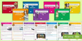 Guided Reading Skills Task Cards - Guided Reading Lesson KS2