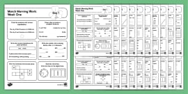 Second Grade January Morning Work Bundle (Teacher-Made)