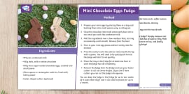 Easter Recipe Booklet | Fun Easter Food for Kids - Twinkl