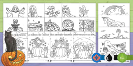 Halloween Colouring Pages (Hecho por educadores) - Twinkl
