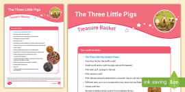The Three Little Pigs Sensory Bin | Twinkl - Twinkl