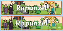 Rapunzel Display Borders (teacher made)