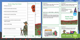 Anzac Crossword | Anzac Day | New Zealand | Years 4 to 6