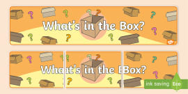 'What's In the Box?' Drawing Inferences Activity Cards English/Italian ...