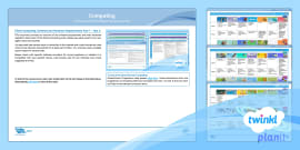 Computing Colouring Page, Computing Topic Page - Twinkl