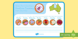 My Map of the Northern Territory Worksheet / Worksheet