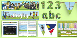 Rugby Display Banner (teacher made) - Twinkl