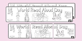World Read Aloud Day Display Poster - Twinkl South Africa