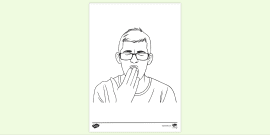 FREE! - Tired Child Colouring | Colouring Sheets - Twinkl