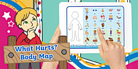 Child's Body Map Template