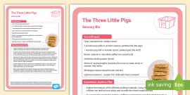 The Three Little Pigs Sensory Story (Teacher-Made) - Twinkl