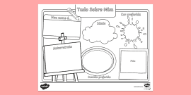 Peças Sobre mim- Atividade de volta às aulas - Twinkl