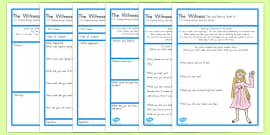 Character Profile Worksheet to Support Teaching on The BFG