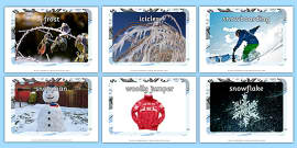 Winter Scene Word Mat