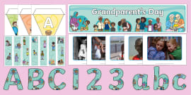 Grandparents Day Bunting | Classroom Decoration