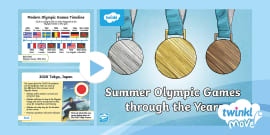 Origins of the Olympics PowerPoint - CfE Second Level