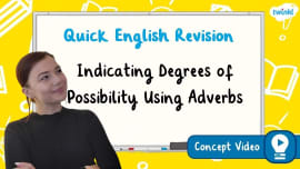 Using Adverbs of Possibility and Probability Grammar PowerPoint