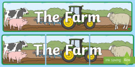 Farm Animals [Display Poster] NZ Farm Poster (teacher made)