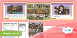 The Great Fire of London: Life in 1666 KS1 Lesson Pack 2