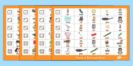 Phase 4 Phonics Snakes And Ladders Blending Game Editable