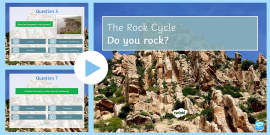 Rocks and Soils Quiz PowerPoint for 3rd-5th Grade - Twinkl