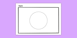 Japan Flag Poster (teacher made)