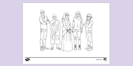 Imani Faith Colouring Sheet (teacher made) - Twinkl