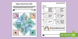 Pyjama Day Activity | Design Your Own Pyjamas (teacher made)