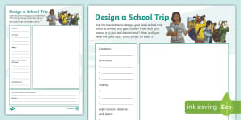 My Trip - Itinerary Worksheet (teacher made) - Twinkl