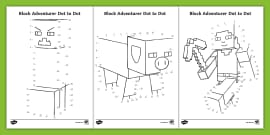 👉 Monster Dot to Dot Activity (teacher made) - Twinkl