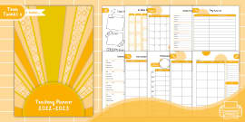 Teacher Planner Academic Year 2022-2023 (teacher made)