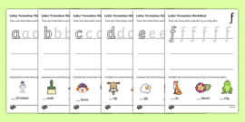Capital Letter Formation Worksheet | A-Z Letter Formation