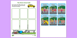 FREE! - Road Safety Crossing The Road Safety Maze Activity Sheet